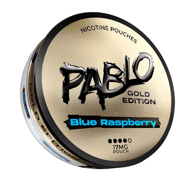 PABLO Gold Edition Blue Raspberry - Find All Pouches At Whitelip.com